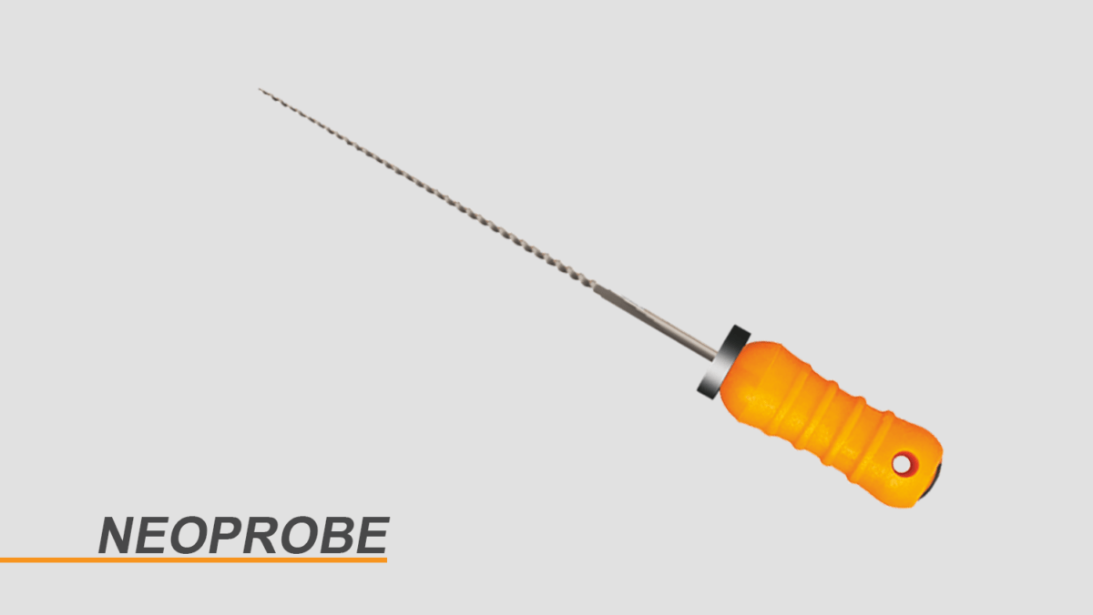 Neoprobe- #12 1% taper stainless steel square cross section hand files