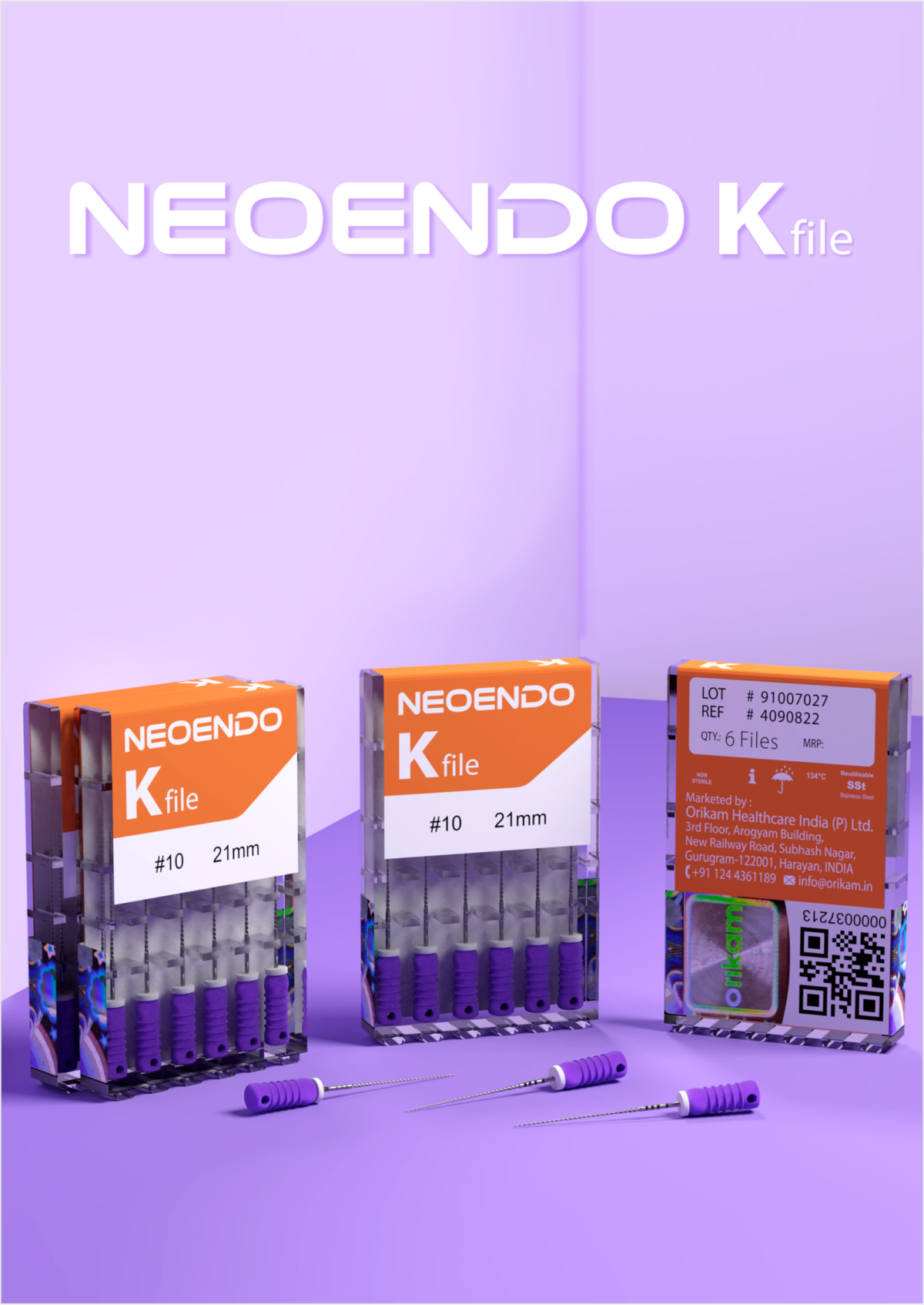 Neoendo K-Files Hand Files | Orikam Healthcare